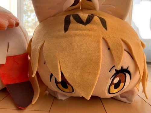 Japan Anime Kemono Friends Lying down Plush doll Serval Relaxing item ...
