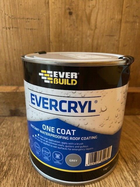 Everbuild EVBEVCGY01 1kg Evercryl One Coat Compound - Grey for sale ...