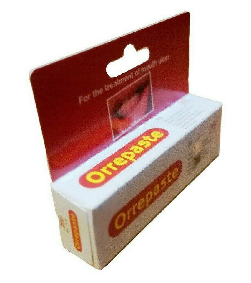 2x ORREPASTE Mouth Ulcer Gel Treatment 5g Relief Oral Inflammatory Free ...