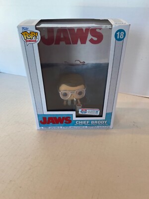Funko Pop VHS Covers JAWS Chief Brody Fun Run Limited Edition 2023 | eBay