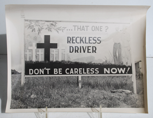 #4 Original WW2 Photo Saipan After Battle 1945 Billboard Before Japan ...