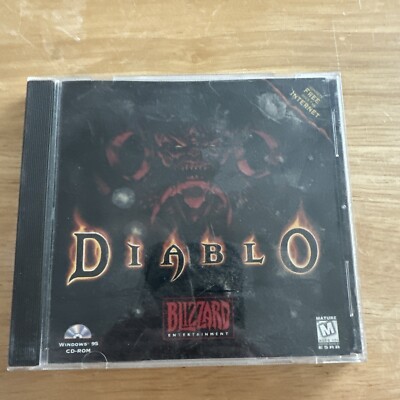 Diablo 1 For Windows 95 VINTAGE PC CD-ROM Blizzard Video Game in Jewel ...