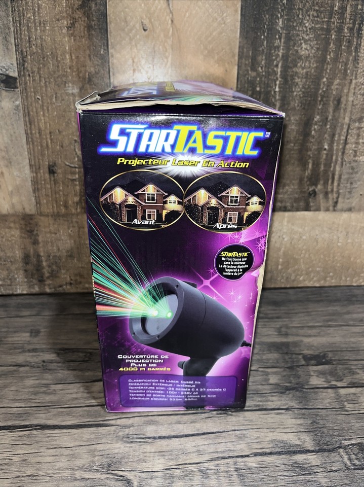 StarTastic Holiday Light Show Action Laser Light Projector ...