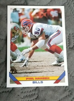 1993 Topps Football Card #332 Phil Hansen - Buffalo Bills | eBay