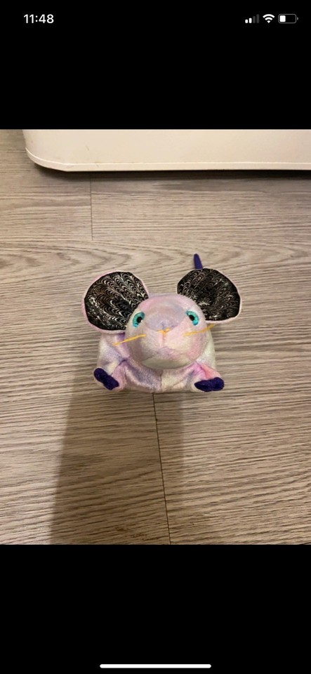 TY Beanie Baby Purple Zodiac Rat with Label Vintage 2000 Retro Retired ...