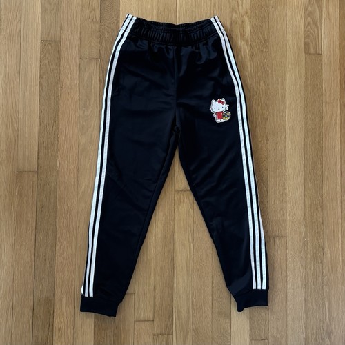 Hello Kitty x Adidas Pants Youth Medium(11-12y) RARE Joggers Track ...