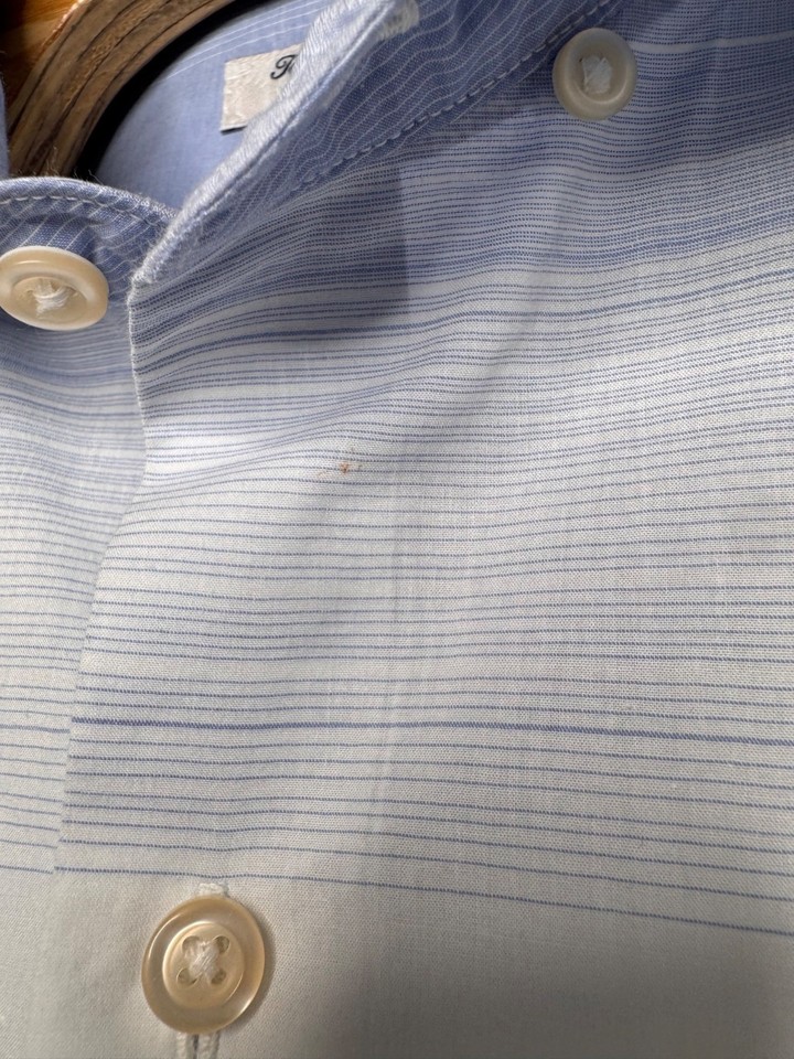 Tommy Bahama The Newport Coast Mens Blue Striped Long Sleeve Shirt XL ...