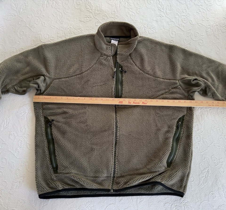 Patagonia MARS R2 Polartec Fleece Jacket XXL Military Alpha Green 19032 ...