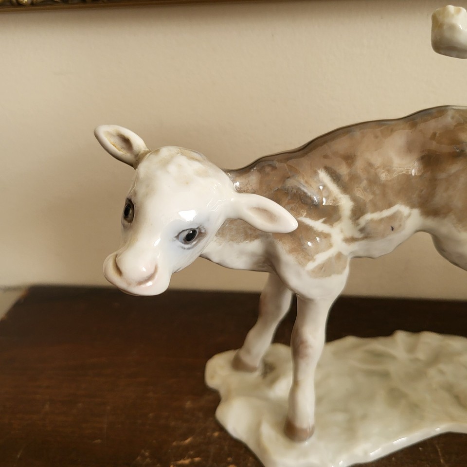 Vintage Rosenthal Germany Porcelain A Cavorting Young Calf Figurine 6.5 ...