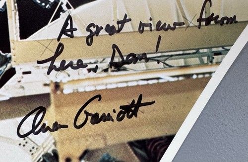 NASA astronaut Owen Garriott SIGNED 8x10 Skylab 3 EVA Lltho space walk ...