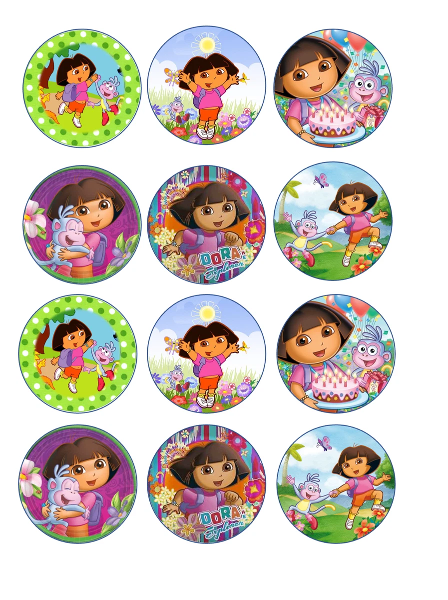 Dora Cupcake Toppers