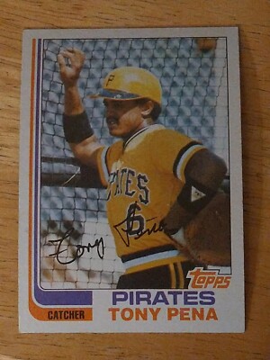 1982 Topps Pittsburgh Pirates Baseball Card #138 Tony Pena 2nd Year | eBay