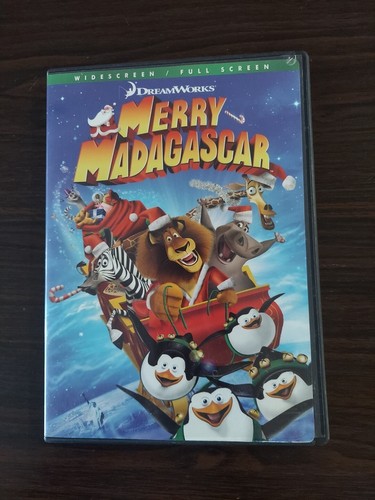 Merry Madagascar (DVD, 2009) Widescreen Full Screen DreamWorks - VERY ...
