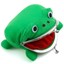 Cute Cartoon Animal Green Frog Coin Purse Coin Or Key Holder Wallet ...