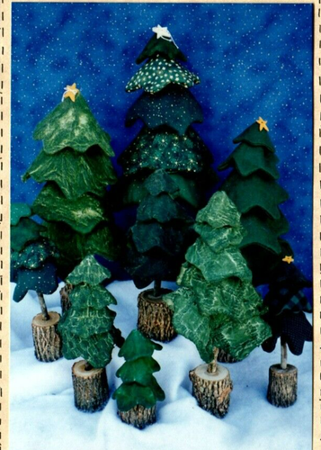 The Tree Farm Three Dimensional Trees Pattern Soft Sculpture Folksy ...