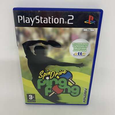 SPIN DRIVE PING PONG PlayStation 2 COMPLETE PAL GAME V Good Condition ...