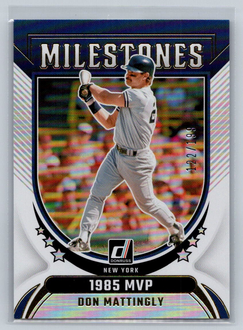 2024 Panini Donruss - Milestones Holo #7 Don Mattingly /199 for sale ...