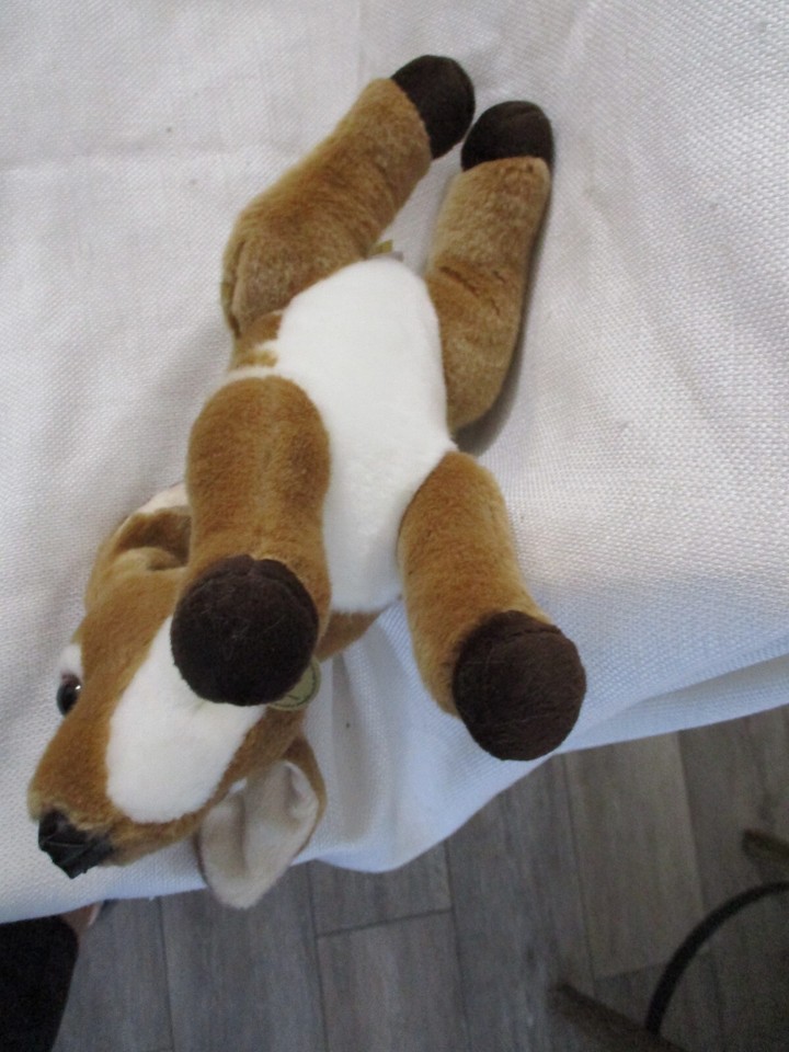 Miyoni Spotted Deer Fawn Bean Plush by Aurora 8" Animal Deer Baby ...
