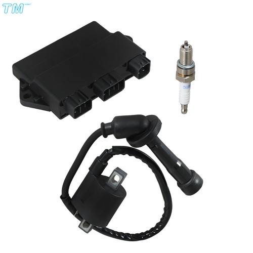 2002 2003 Ignition Coil And Cdi Box And Spark Plug Fit For Yamaha Grizzly
