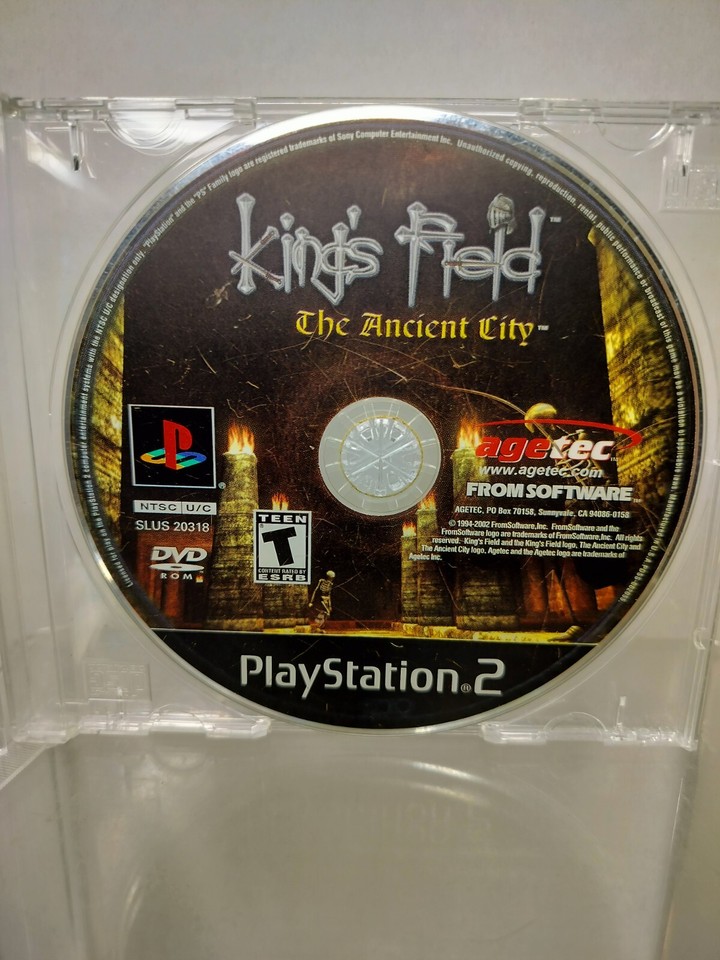 King's Field: The Ancient City (PS2 PlayStation 2) AS-IS UNTESTED ...