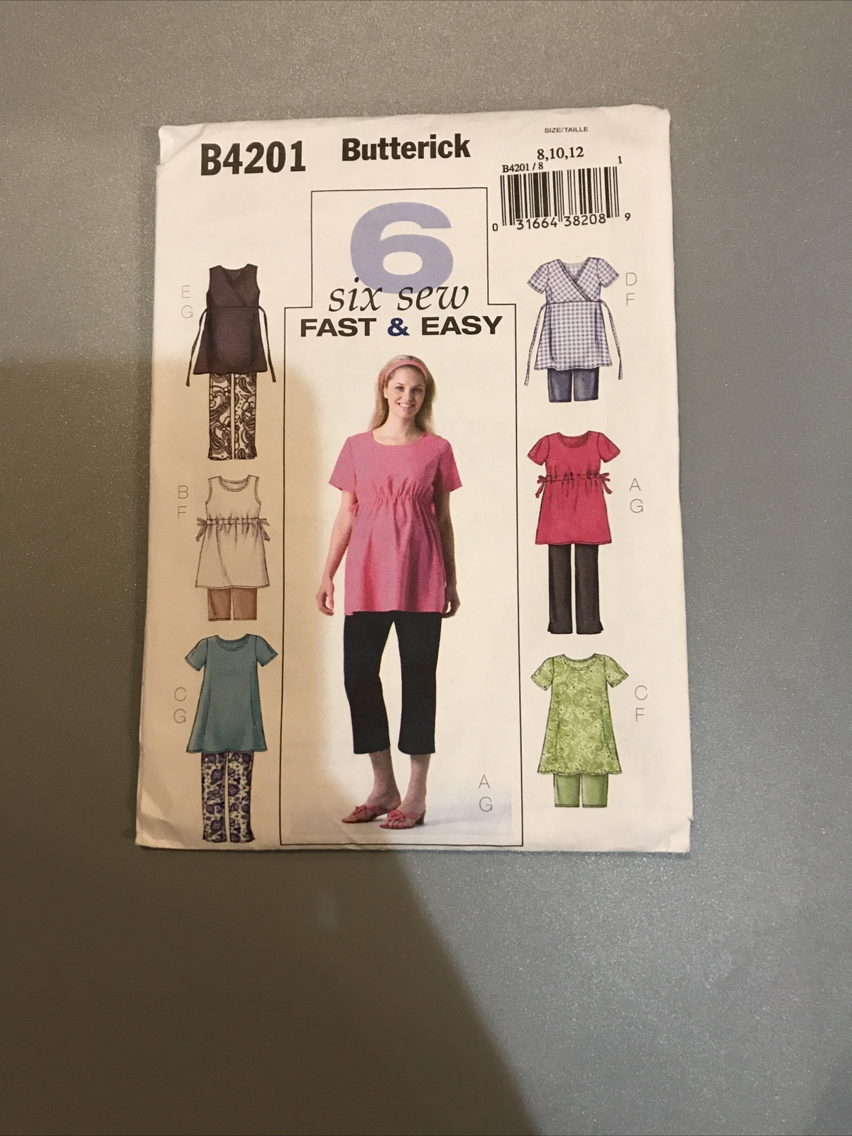 BUTTERICK PATTERNS - B4201 US SIZE 8-10-12 MATERNITY SHIRT | eBay