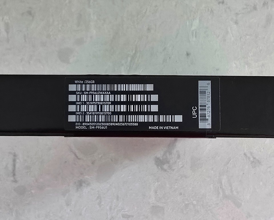 Samsung Galaxy Z Fold6 White 256GB (Unlocked), SM-F956U, Brand New ...