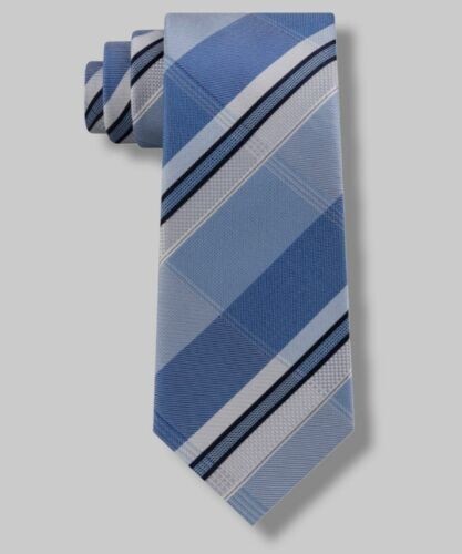 $59.50 Reaction Kenneth Cole Men's Striped Pattern Silk Necktie, Blue ...