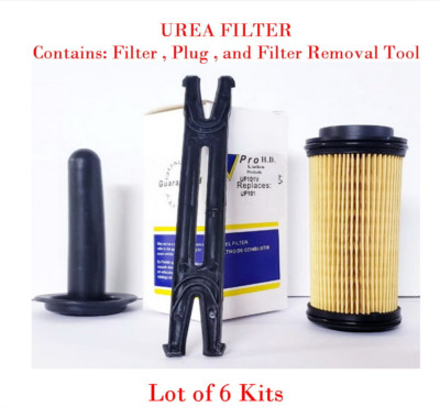 6 x Diesel Exhaust Fluid(DEF)Urea Filter Fits:Fleetguard UF101 Cat ...