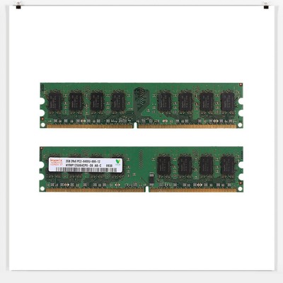 2GB Kit (2 X 2GB) PC2-6400U 2RX8 DDR2 800MHz UDIMM 240 PIN Desktop ...