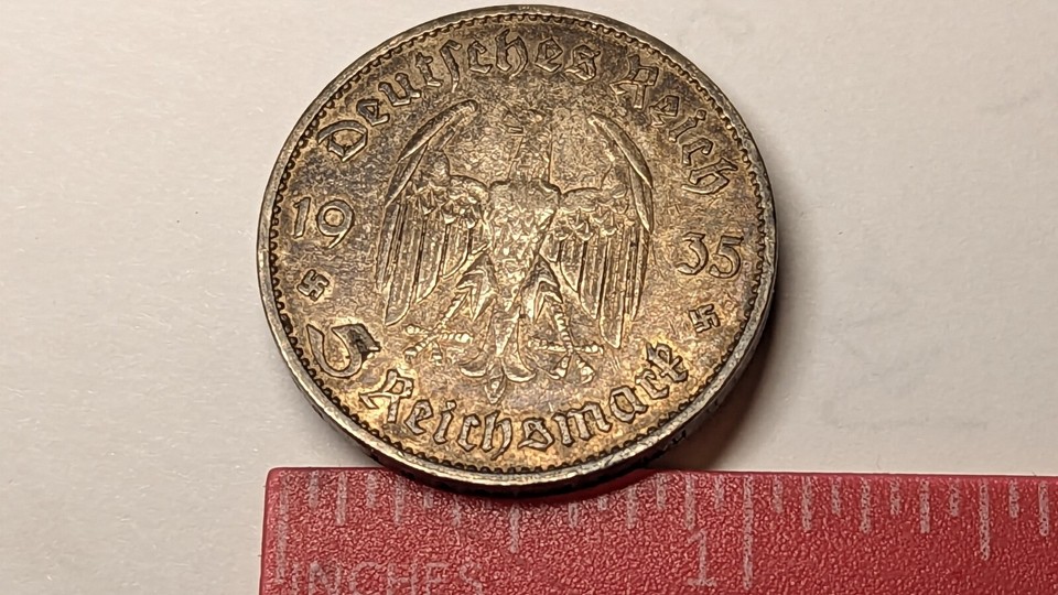 GERMANY SILVER COIN 5 REICHSMARK 1935 | eBay