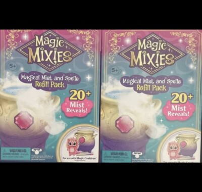 (2) Magic Mixies Magical Mist Refill Packs! New! Magic Cauldron sold ...