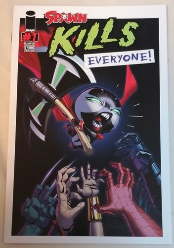 COMIC - Spawn Kills Everyone #1 Third Printing Oct 2016 McFarlane Kirby Image | eBay