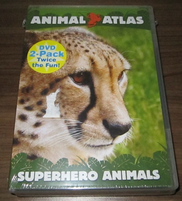 Animal Atlas ~ DVD 2 Pack ~ Animals and Us, Superhero Animals ~ sealed ...