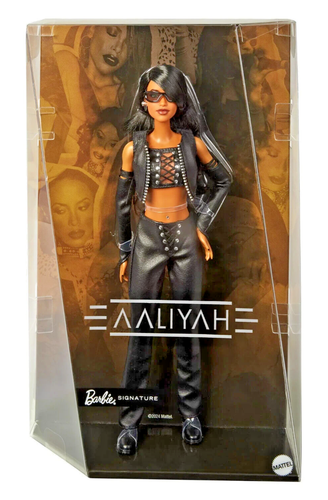 Barbie Aaliyah! Signature Music Series Doll Black Faux Leather HRM80 ...