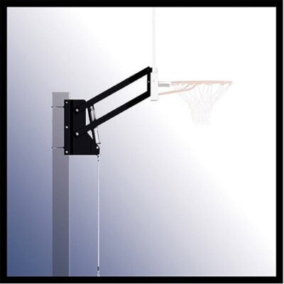Spalding U-Turn Basketball Backboard Hoop Rim Adjustable Lift System ...