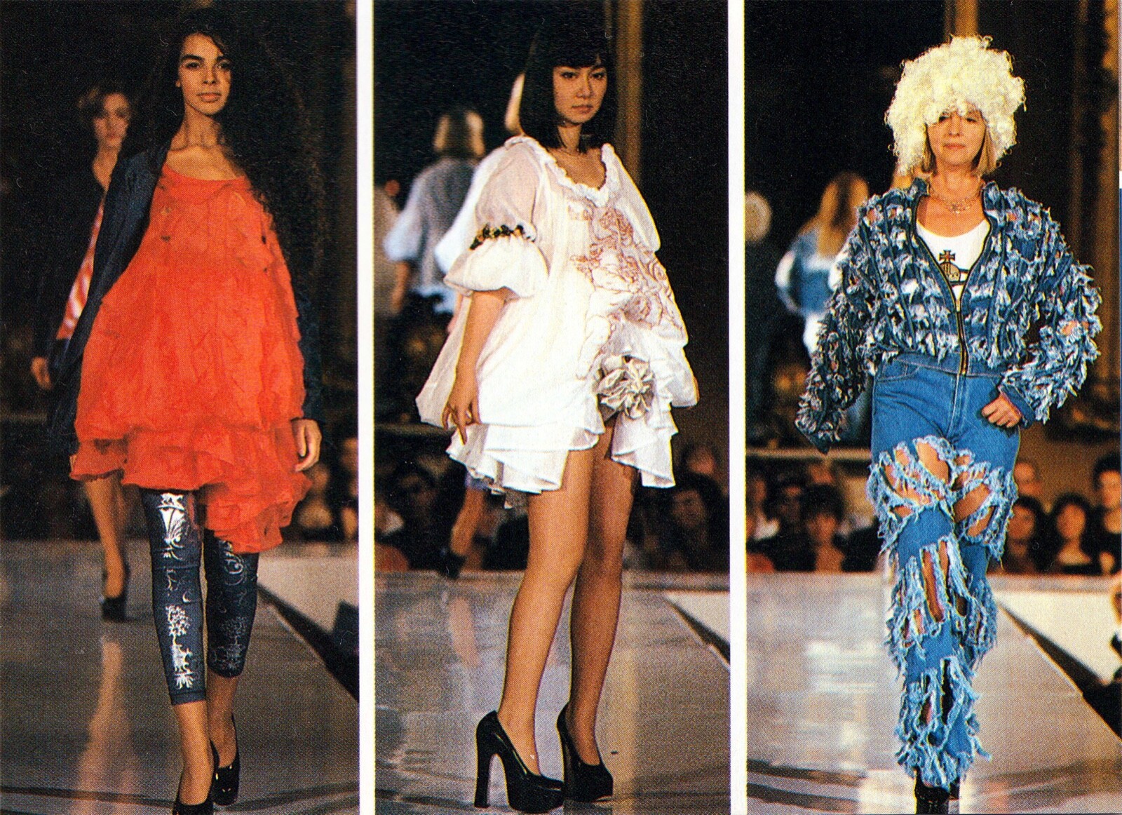 VIVIENNE WESTWOOD 1991 CUT AND SLASH Gold foiled prin… - Gem