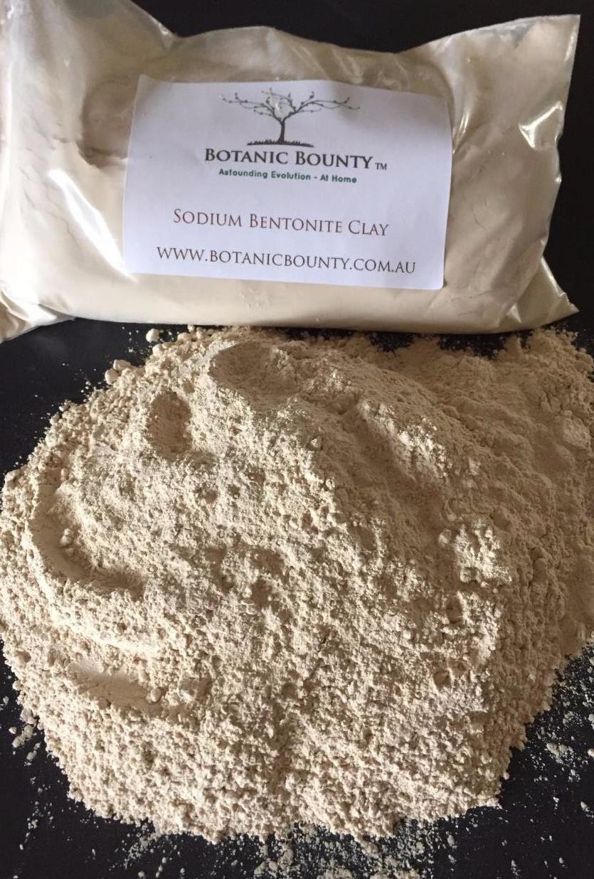 Sodium Bentonite Clay -Natural, Edible, Internal/External Detox ***BULK ...