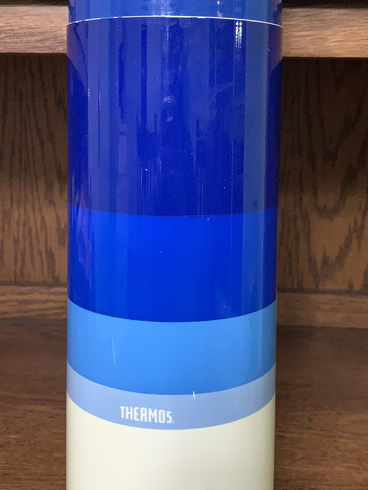 Vintage Thermos King Seeley Retro Blue Stripe - Filler 24F Stopper 722 ...