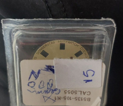 Genuine Rolex 5055 German Calendar Day Date Indicator Disc,NEW. (15) | eBay