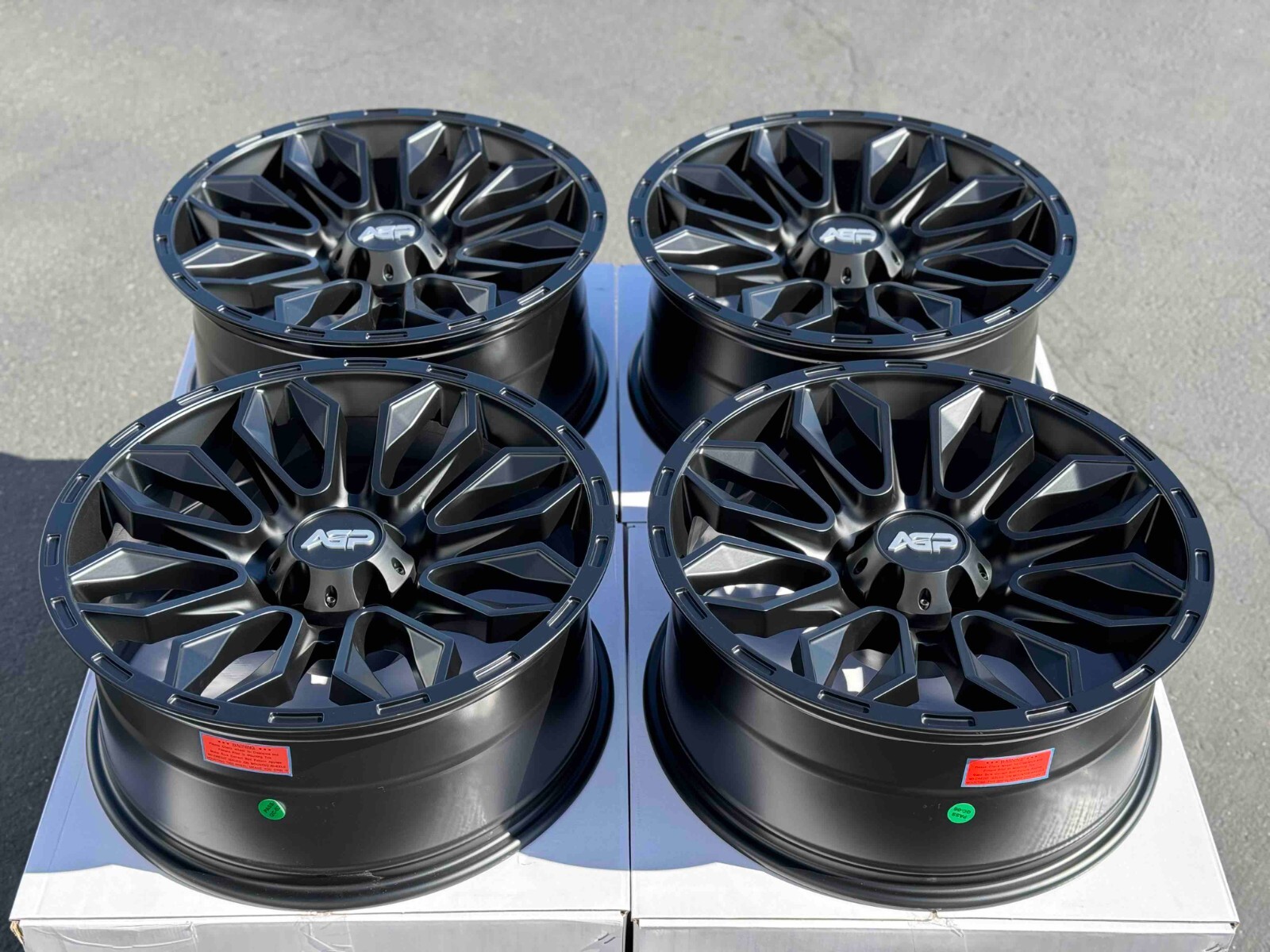 NEW Set of 5 Wheels Fits Jeep Wrangler Gladiator 5x127 Rims JL JK ...