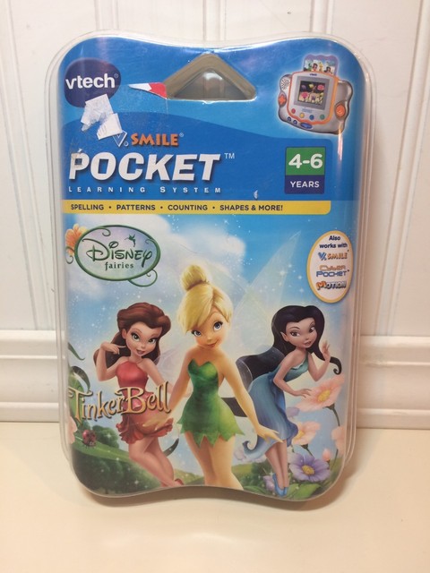 VTech Vsmile Pocket Game Cartridge Disney Tinkerbell 4 to 6 Yrs for ...
