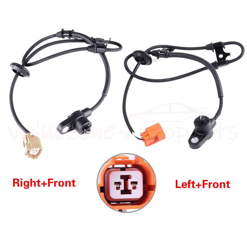 2 x Front LH RH ABS Wheel Speed Sensor Assembly For 1999-2004 Honda ...