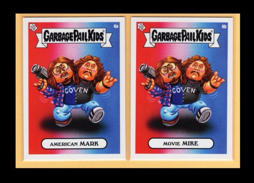 2024 Topps GPK Oh the Horror-ible #4a American Mark #4b Movie Mike Lot ...
