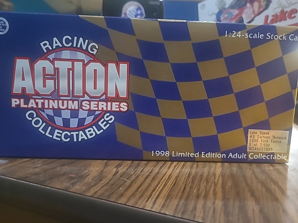 Action 1998 Lake Speed #9 Cartoon Network Ford Taurus 1:24 Scale Stock ...