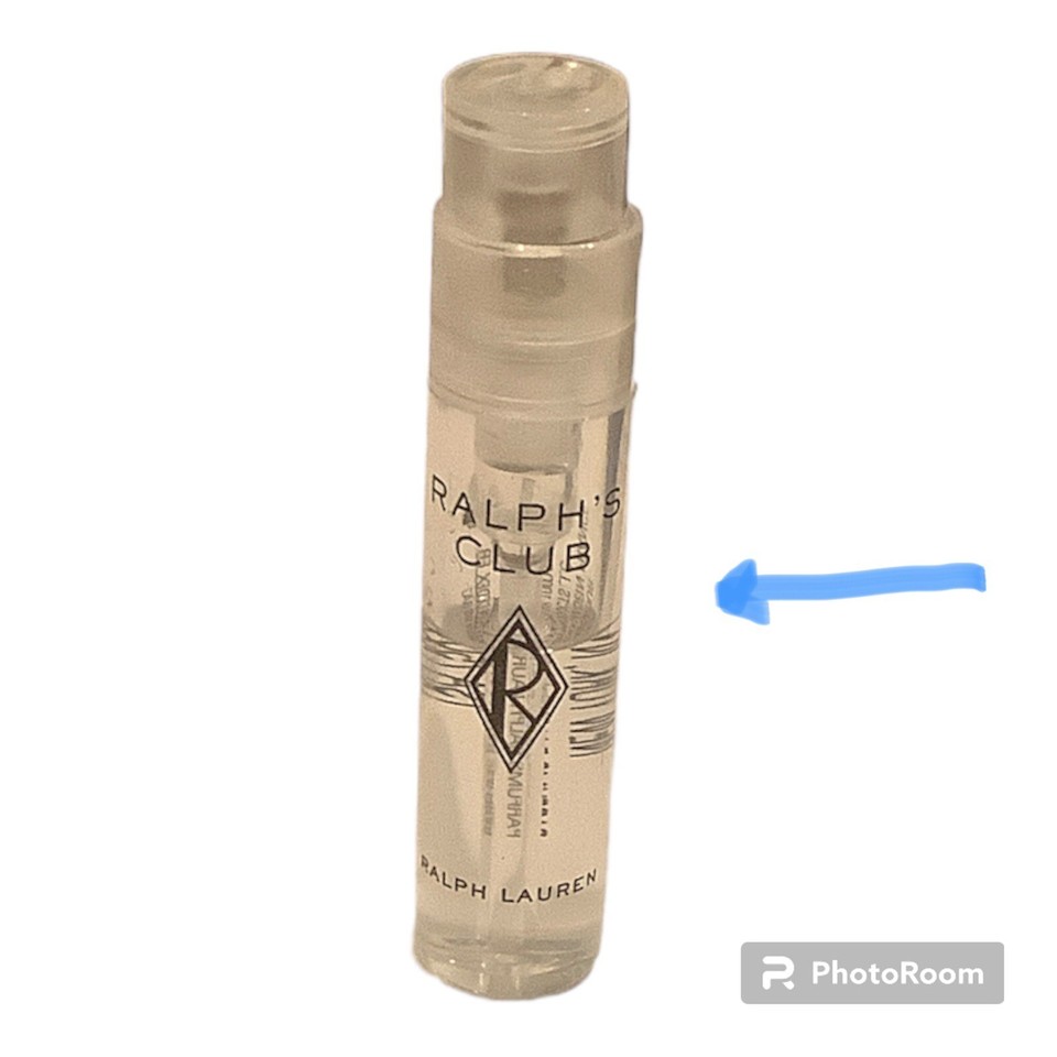 RALPH LAUREN Ralph's Club Eau De PARFUM Men's Sample Spray .04 FL OZ ...