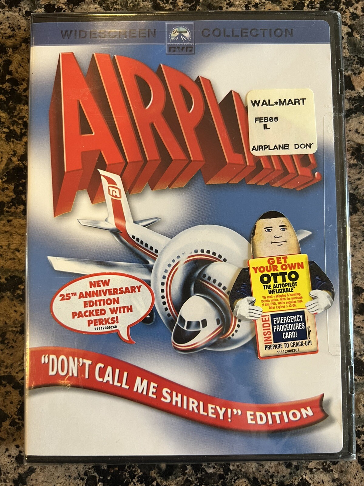 Airplane (DVD, 2005, "Dont Call Me Shirley" Edition, Widescreen, Sealed ...