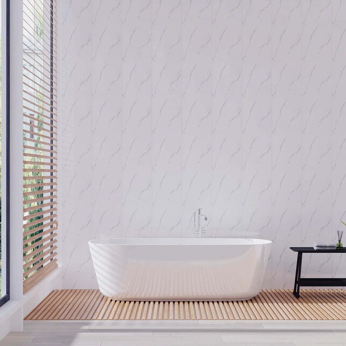 Decorative Waterproof Wall Panels For Bathrooms | Shelly Lighting
