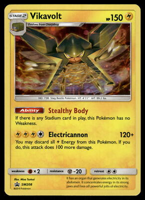 Vikavolt Holo SM208 SM Promos Pokemon Card | eBay