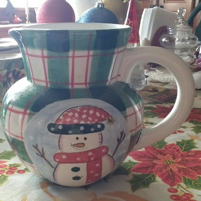 The Cook's Bazaar, Gourmet Collection-- Holiday Green Plaid Snowman ...