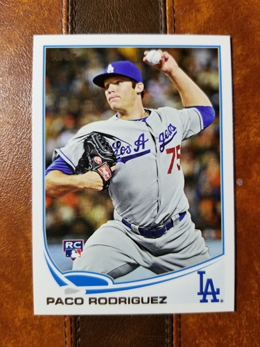 PACO RODRIGUEZ - RC ROOKIE #99 LOS ANGELES DODGERS - 2013 TOPPSMLB ...